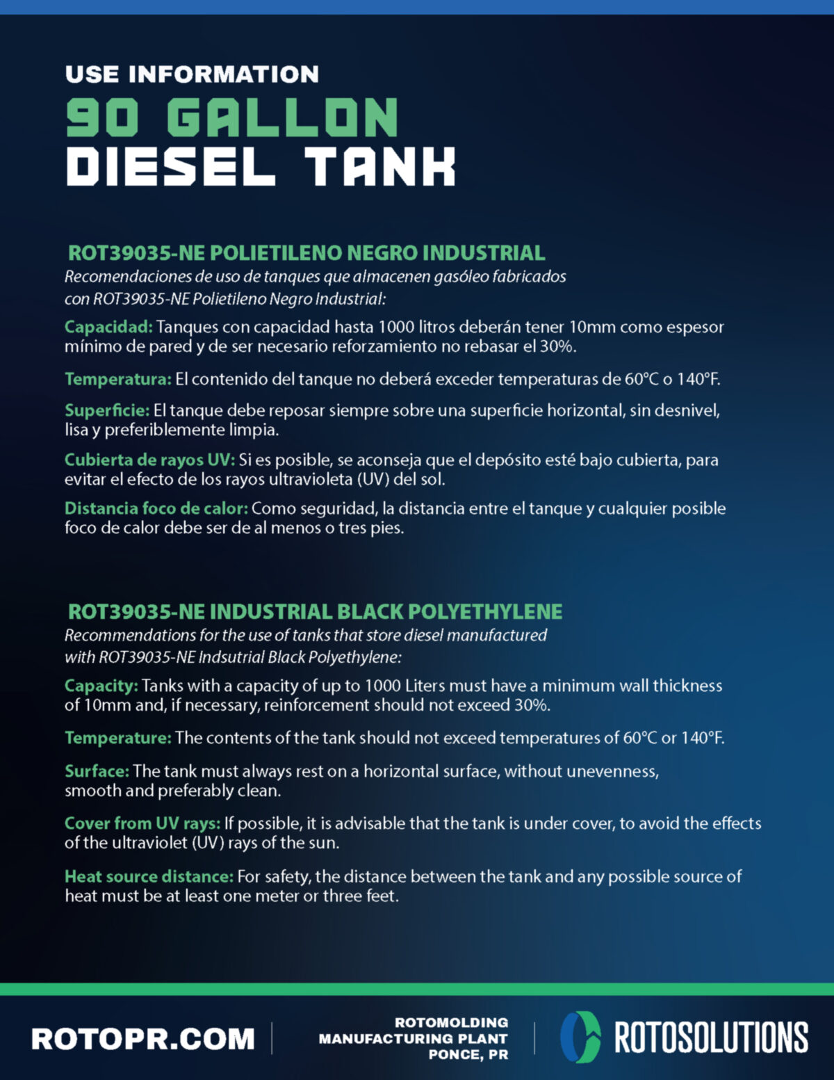 Diesel Tanks - ROTO Solutions