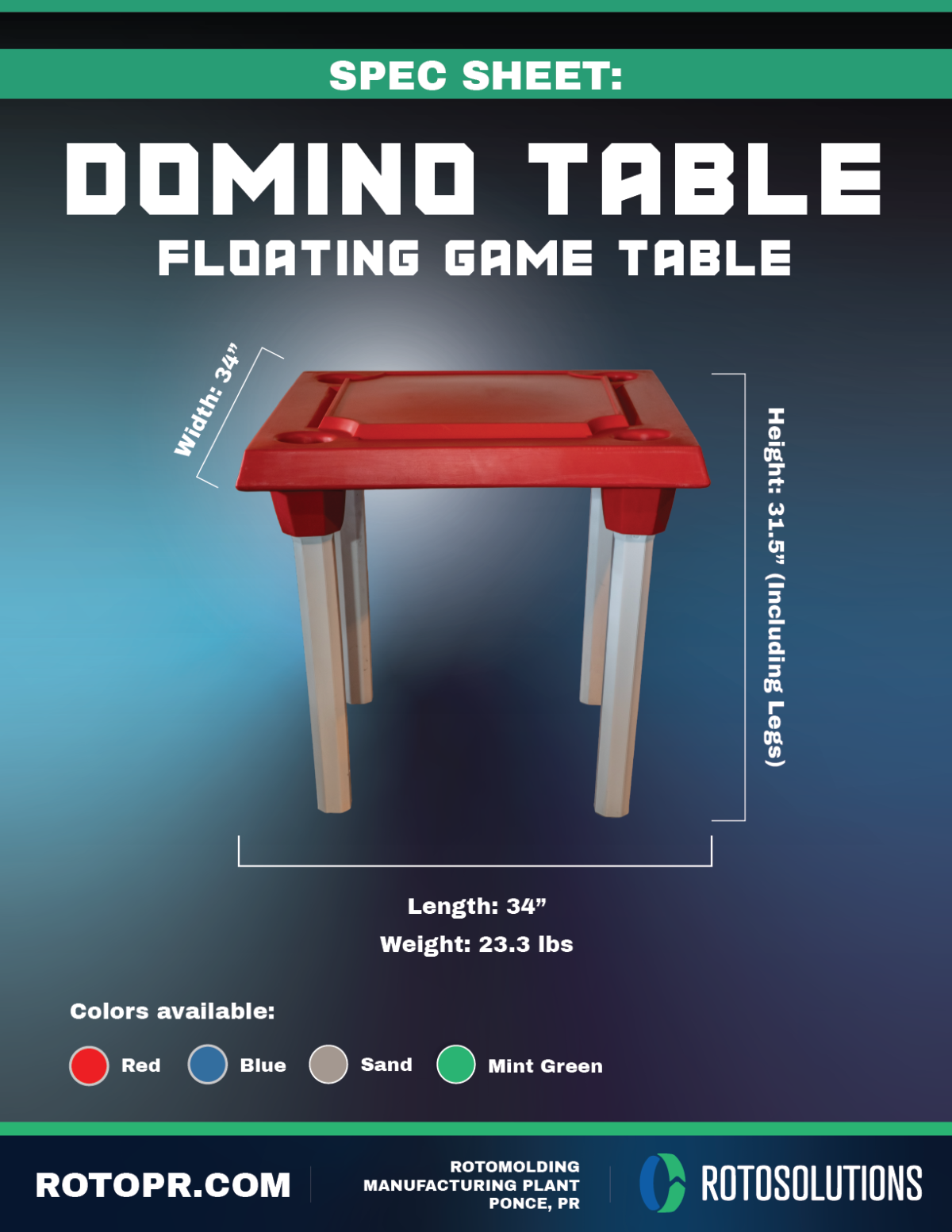 Domino Table - ROTO Solutions